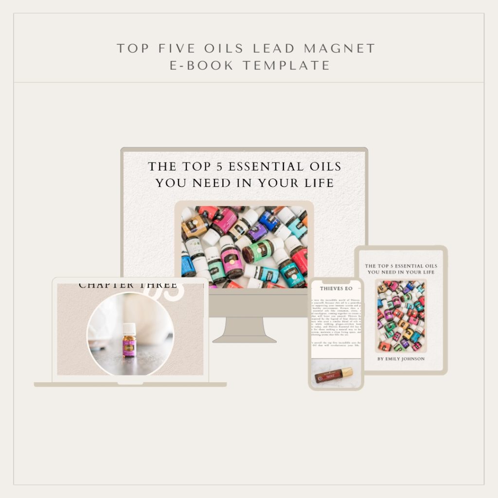 Top 5 Essential Oils Lead Magnet Template - Well Styled Essentials